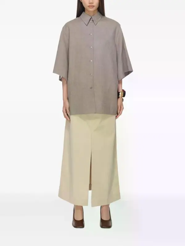 Carven Short Sleeve Collared Shirt