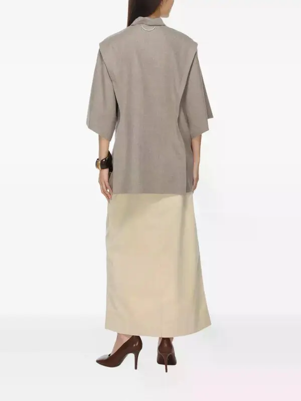 Carven Short Sleeve Collared Shirt