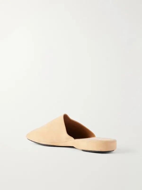Calvin Klein Hugh" Suede Mules - Yellow