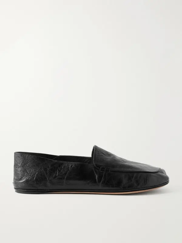 Calvin Klein Vela Leather Loafers - Black