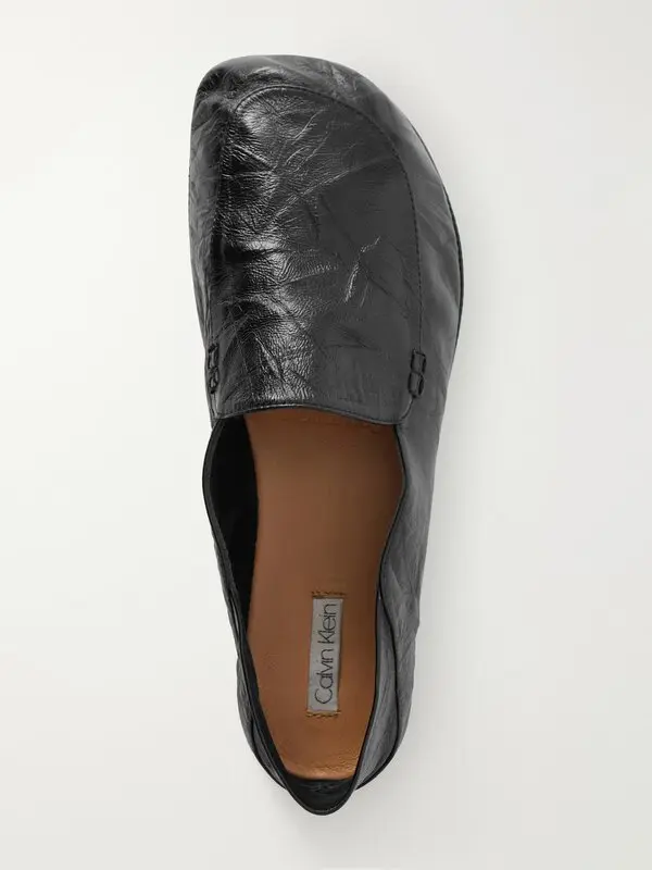 Calvin Klein Vela Leather Loafers - Black