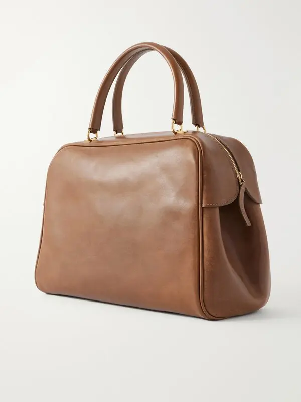 Calvin Klein America Leather Shoulder Bag