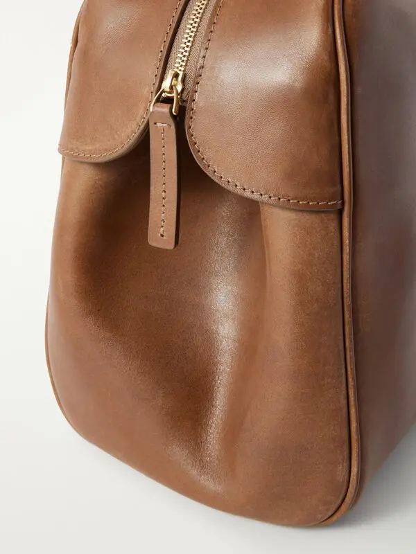 Calvin Klein America Leather Shoulder Bag
