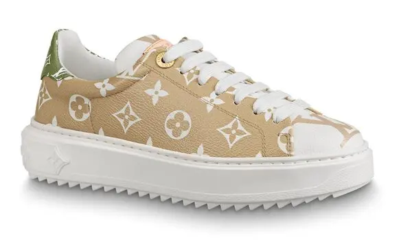 LOUIS VUITTON Trainer Time Out Monogram Sneakers - Beige