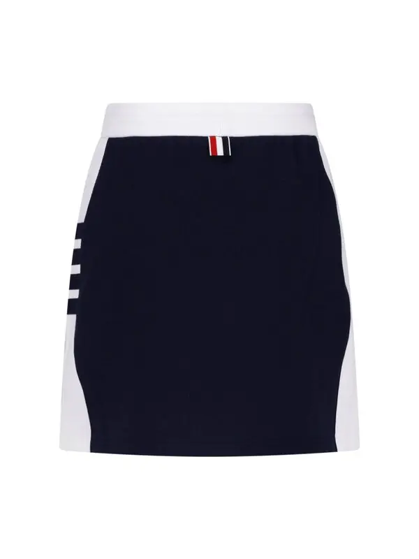 Thom Browne 4-bars" Mini Skirt - Blue