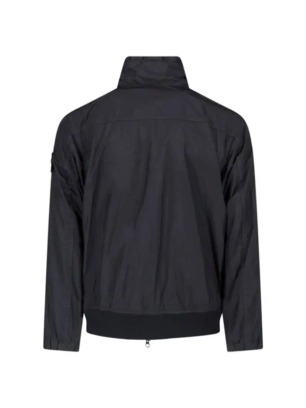 Stone Island Crinkle Reps Ny Jacket - Black