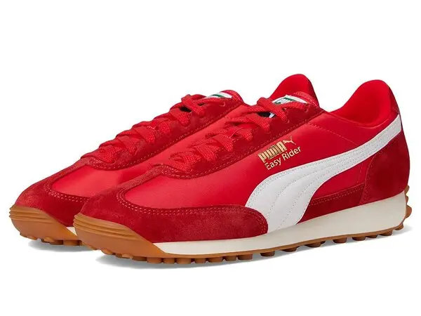 PUMA Easy Rider Vintage Athletic Shoes - Red