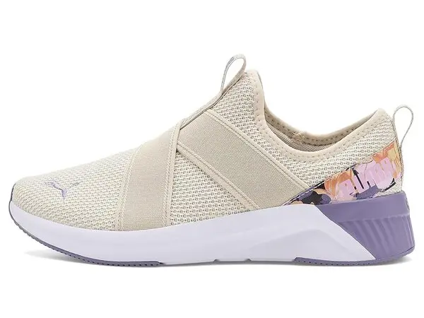 PUMA Softride Harli Slip-on Floral Sneakers - Bone