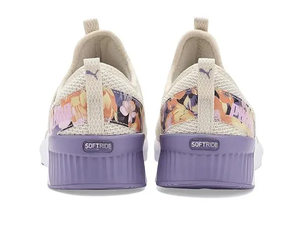 PUMA Softride Harli Slip-on Floral Sneakers - Bone