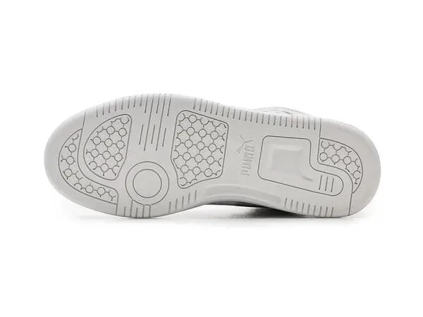 PUMA Rebound Layup Mid Top Lace Up Sneakers - Silver