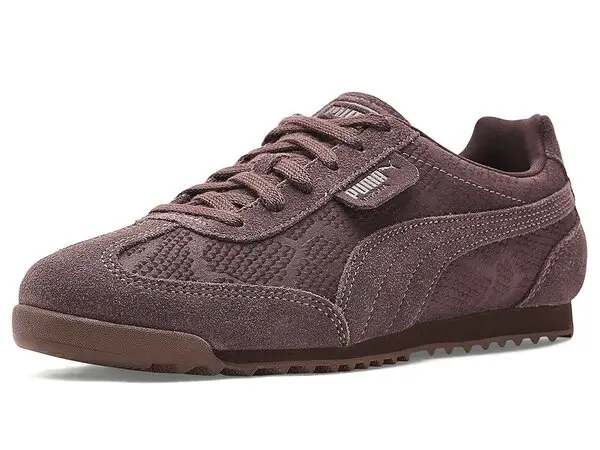 PUMA Arizona Python Suede Sneakers