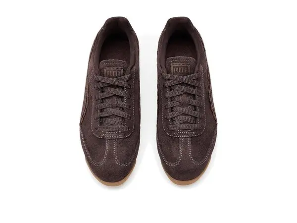 PUMA Arizona Lace Up Suede Sneakers - Brown