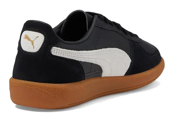 PUMA Palermo Leather Lace-up Sneakers - Black