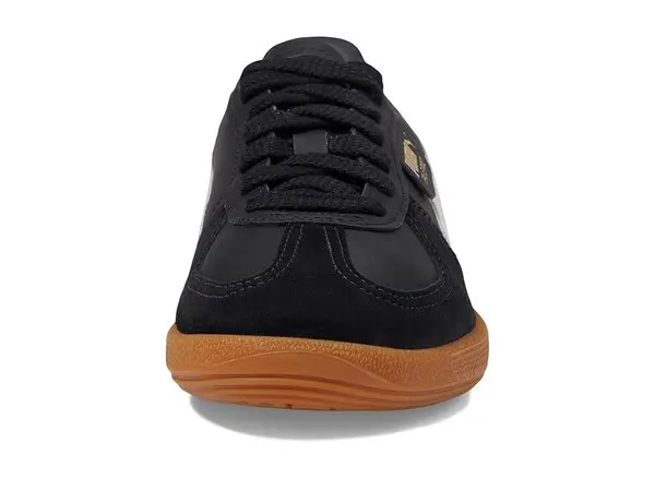 PUMA Palermo Leather Lace-up Sneakers - Black