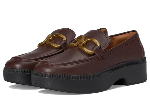 Fitflop F-luma Square-chain Leather Platform Loafers