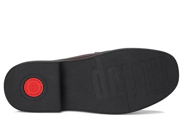 Fitflop F-luma Square-chain Leather Platform Loafers