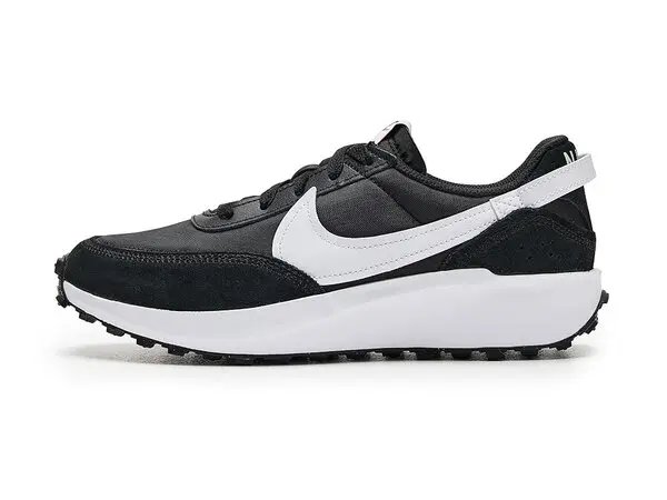 Nike Waffle Debut Lace-up Sneakers - Black