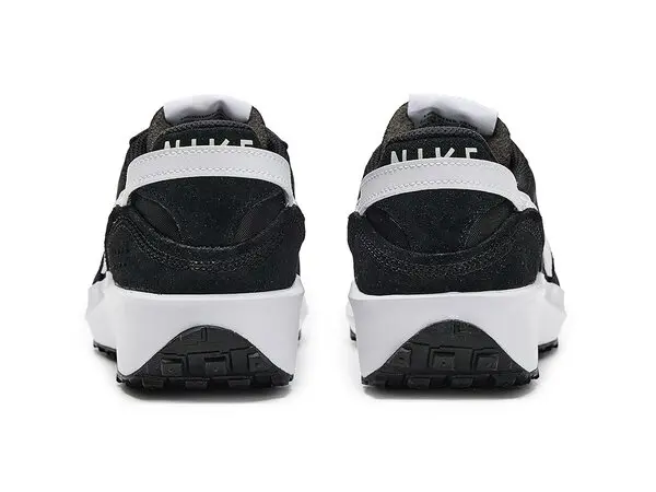 Nike Waffle Debut Lace-up Sneakers - Black