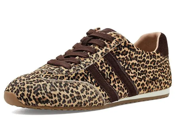 J/SLIDES NYC Peggy Lace-up Sneakers - Brown Leopard