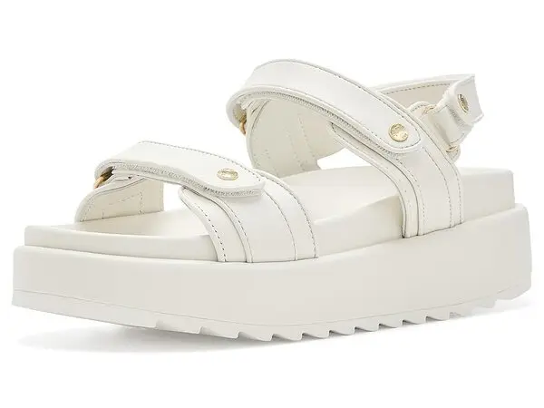 J/SLIDES NYC Sophie Platform Sandals - White