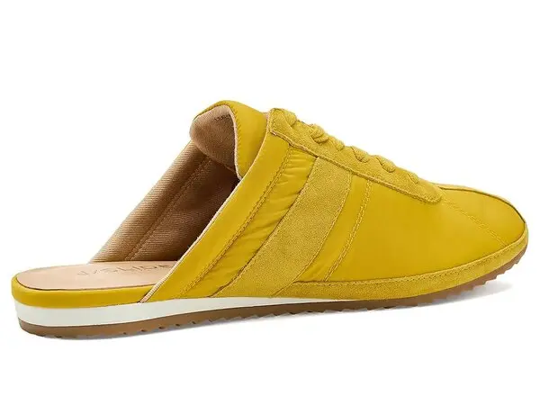 J/SLIDES NYC Pandora Flat Mule Shoes - Yellow