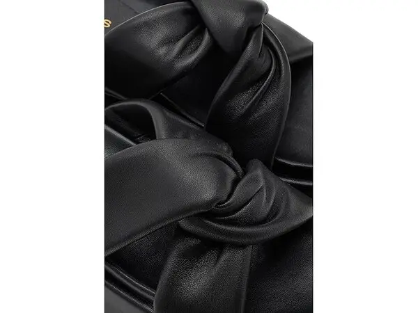 J/SLIDES NYC Yvette Platform Sandals With Knot Detailing - Black
