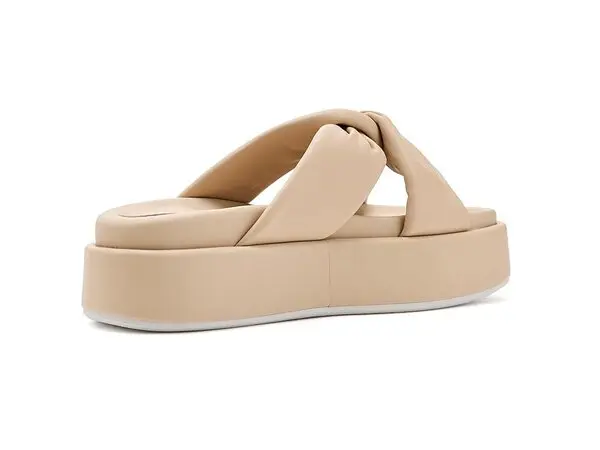 J/SLIDES NYC Yvette Platform Sandals - White
