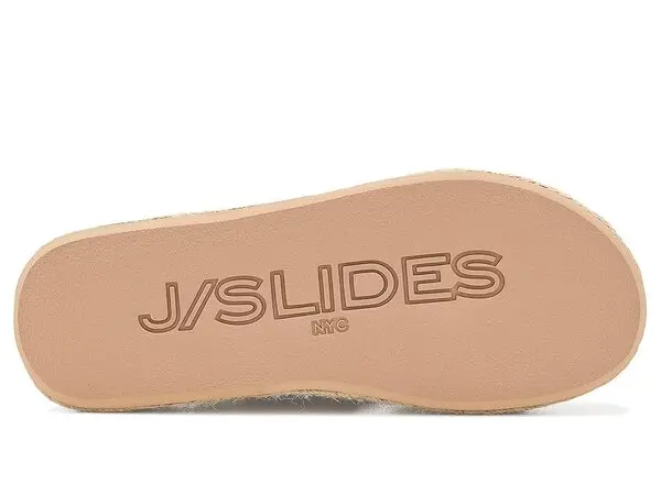 J/SLIDES NYC Berlin Platform Espadrille Sandals - Gold