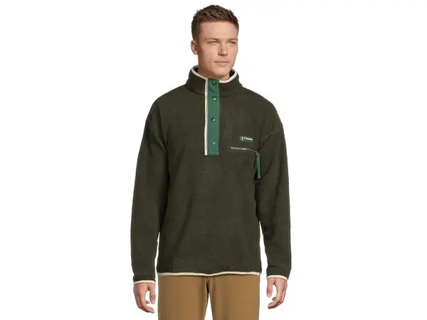 Columbia Helvetia Ii Half Snap Fleece Pullover - Blue