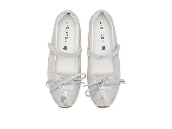 J/SLIDES NYC Pavia Mary Jane Shoes - Gray