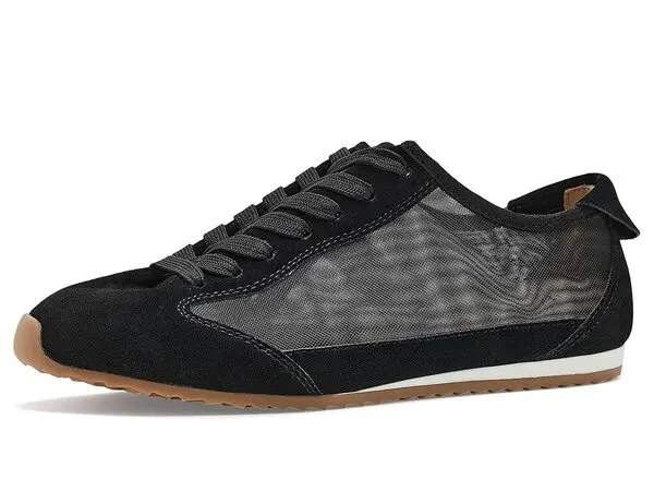 J/SLIDES NYC Paz Suede And Mesh Lace-up Sneakers - Black