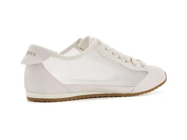 J/SLIDES NYC Paz Suede And Mesh Lace-up Sneakers - White