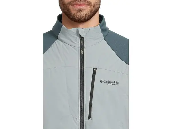 Columbia Arctic Crest Hybrid Full Zip Sweatshirt - Blue