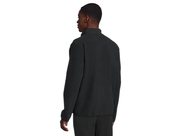 Columbia Half Zip Fleece Jacket With Zippered Pockets - Black