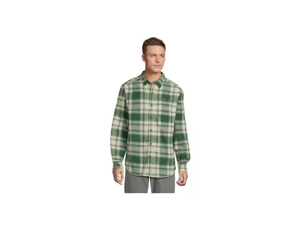 Columbia Pitchstonetm Heavyweight Flannel Ii Clothing Everblue Twilight Ombre - Green