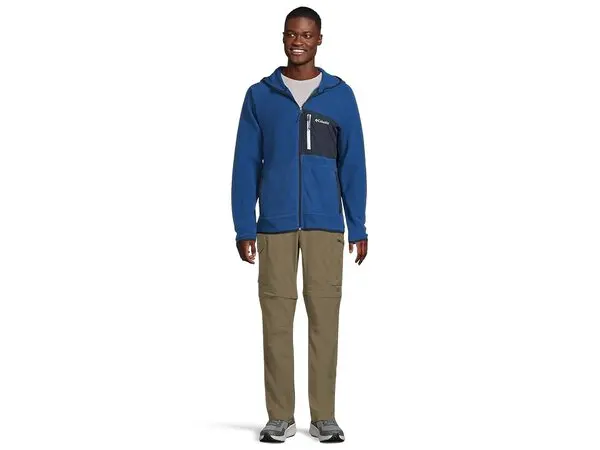 Columbia Fast Trek Overlay Hooded Full Zip Fleece Jacket