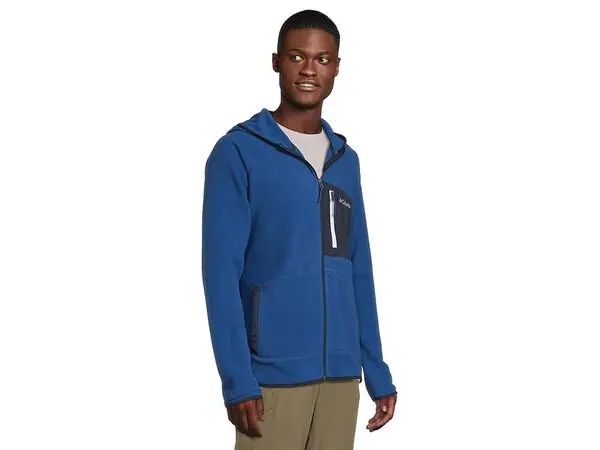 Columbia Fast Trek Overlay Hooded Full Zip Fleece Jacket