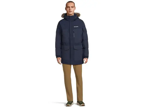 Columbia Marquam Peak Fusion Ii Parka Jacket - Navy