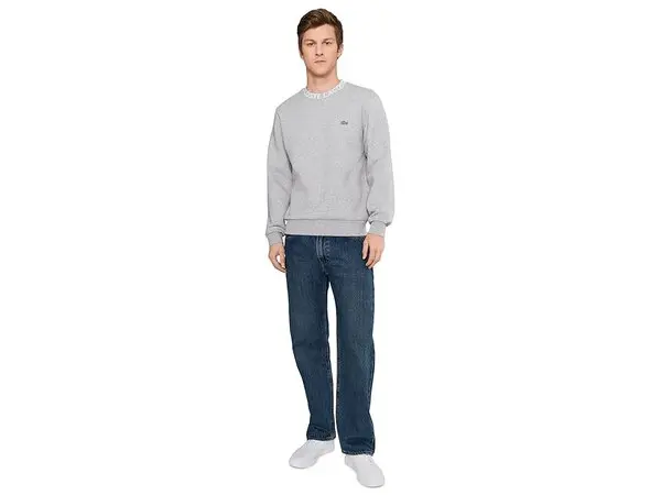 Lacoste Jacquard Branded Jersey Sweatshirt