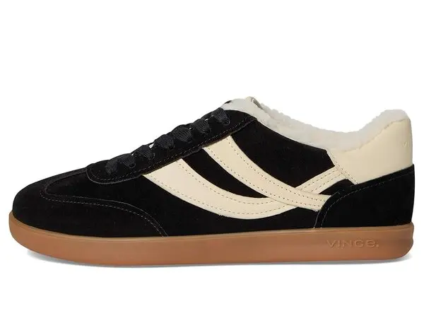 Vince Oasis Shearling Lace-up Shoes - Black