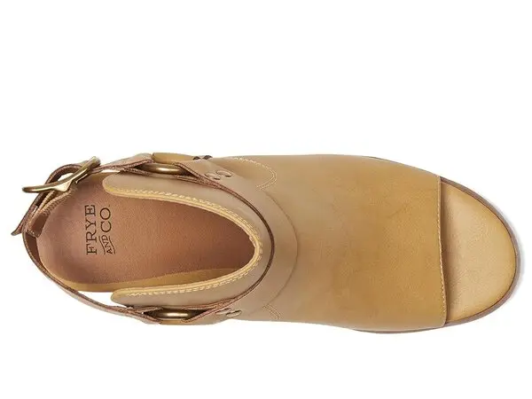 FRYE AND CO. Jolene Harness Ankle Booties - Yellow
