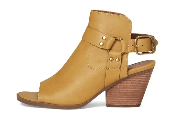 FRYE AND CO. Jolene Harness Ankle Booties - Yellow