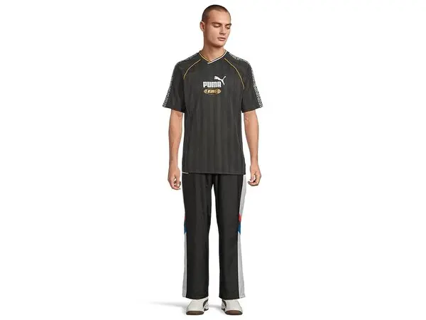 PUMA King Relaxed Soccer Jersey With V-neckline - Black