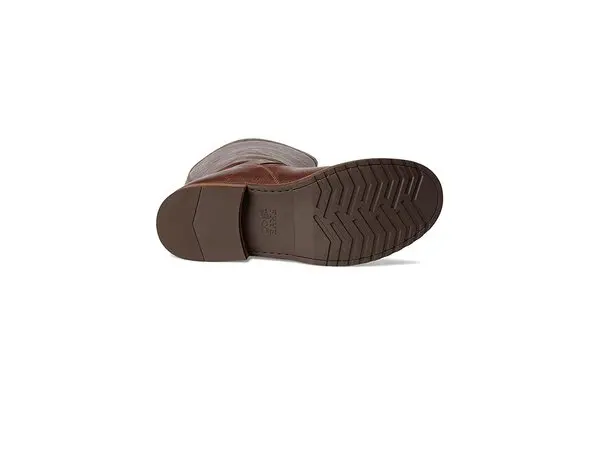 FRYE AND CO. Chensee Short Leather Buckled Boots - Brown