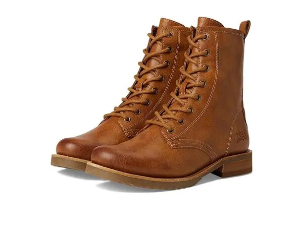 FRYE AND CO. Chesnee Combat Lace-up Boots - Brown