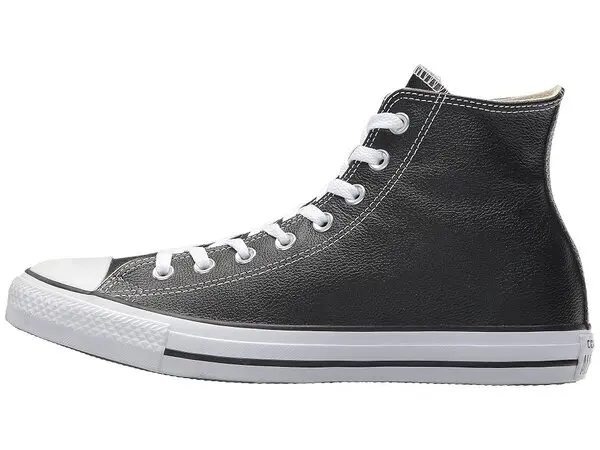 CONVERSE Chuck Taylor All Star Leather High Top Sneakers - Black