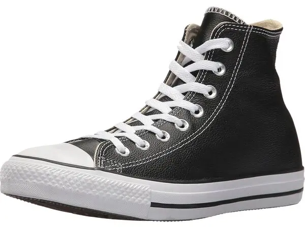CONVERSE Chuck Taylor All Star Leather High Top Sneakers - Black