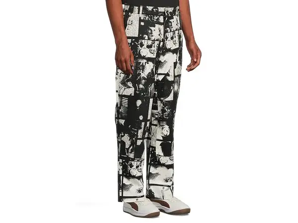 PUMA Hoops X E. T. Twill Pants Clothing Black/aop