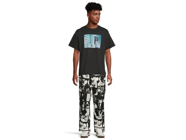 PUMA Hoops X E. T. Twill Pants Clothing Black/aop