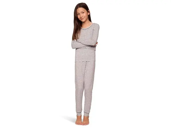 Eberjey Gisele Printed The Night Time Set - Gray